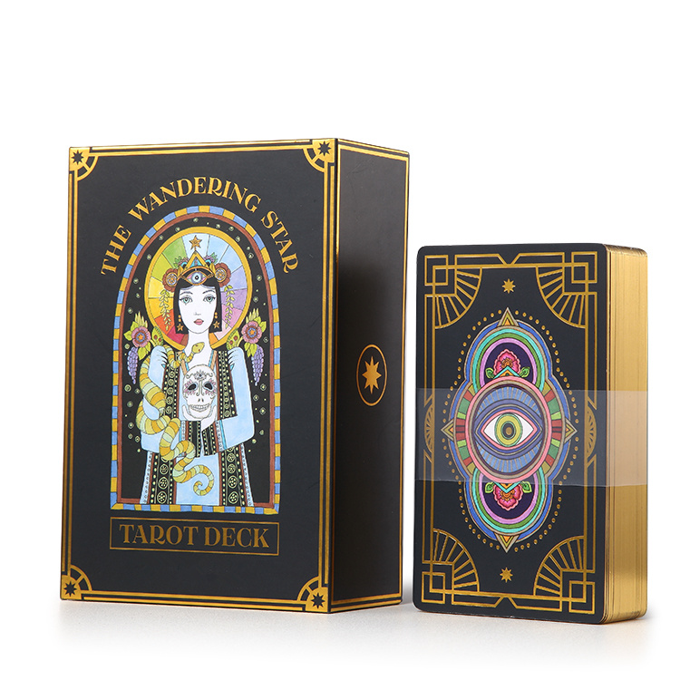 High Quality Cool Custom Tarot Card Deck Printable Holographic Gold ...