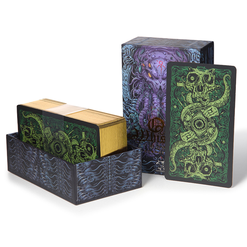 High Quality Custom Tarot Cards Gold Gilded Edge Cards With 2-pcs Box ...